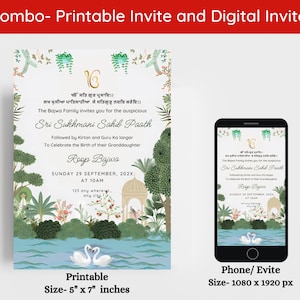 Editable Sukhmani Sahib Path Invitation, Sukhmani Sahib Path Digital ...