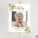 Editable Funeral Memorial Sign Floral Funeral Welcome Board - Etsy