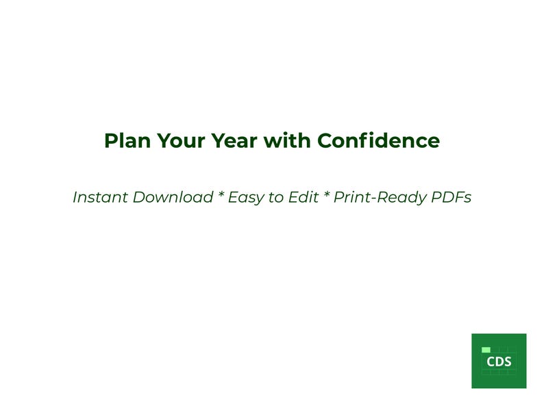 2026 Monthly Calendar Google Sheets Template Printable PDF | Year ...