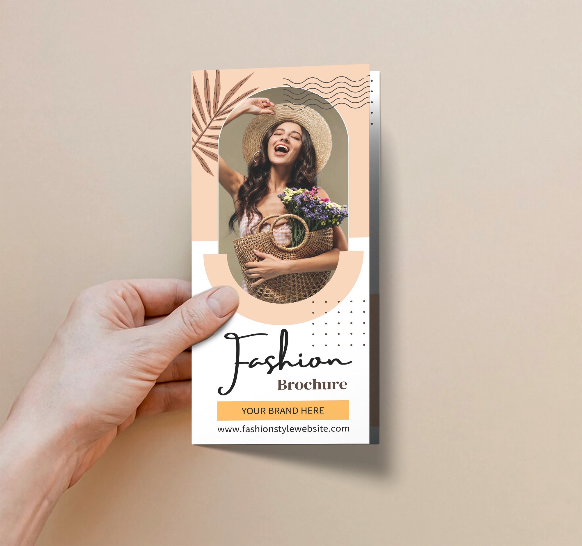Fashion Women Canva DIY Printable Trifold Brochure Template, Easy to ...