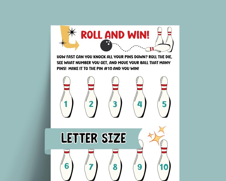Bowling Party, Bowling Games, Dice Games for Kids, Bowling Birthday ...