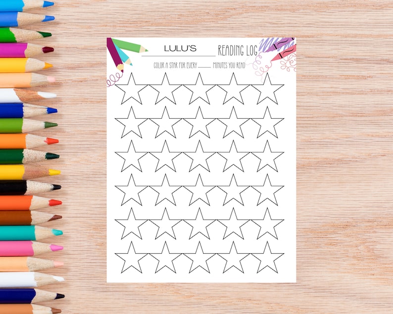 Kids Reading Log Tracker, Printable Book Tracker, Reading Tracker ...