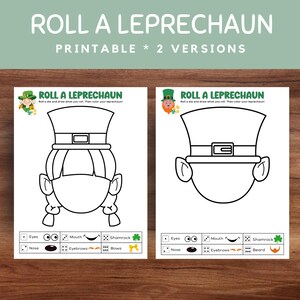 Roll A Leprechaun Dice Game, Leprechaun Dice Game, St. Patrick's Day ...