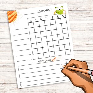 Kids Daily Task Charts, Daily Habit Chart for Kids,printable Daily ...