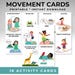 Movement Break Cards, Brain Break Activities, Kids Exercise, Printable ...