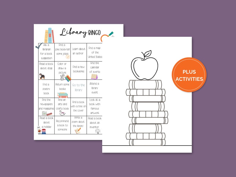 Elementary Library, Library Printables, Library Scavenger Hunt, Library ...