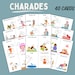 Charades for Kids, Action Charade Games, Movement Game, Boredom Buster ...