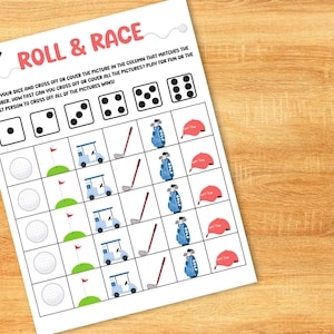 Golf Dice Games, Golf Party Games, Kids Golf Party, Golf Games With ...