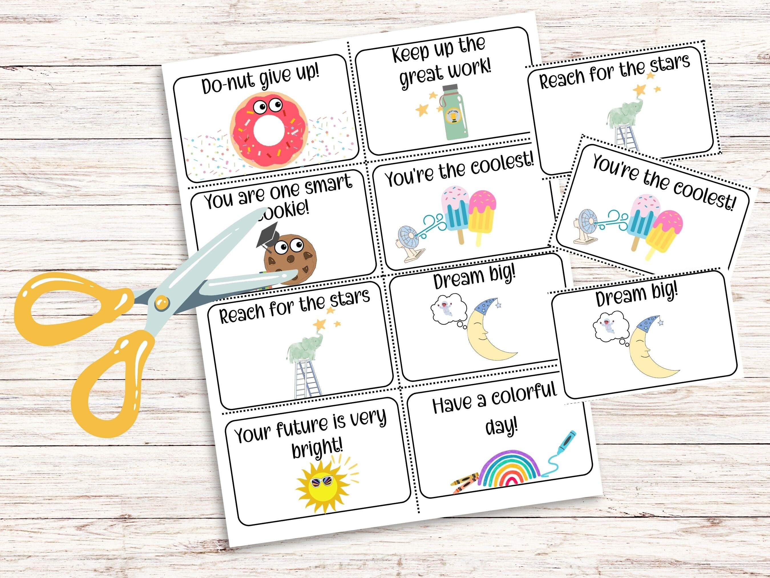 Lunch Notes for Kids Printable Lunchbox Notes Jokes and Fun - Etsy