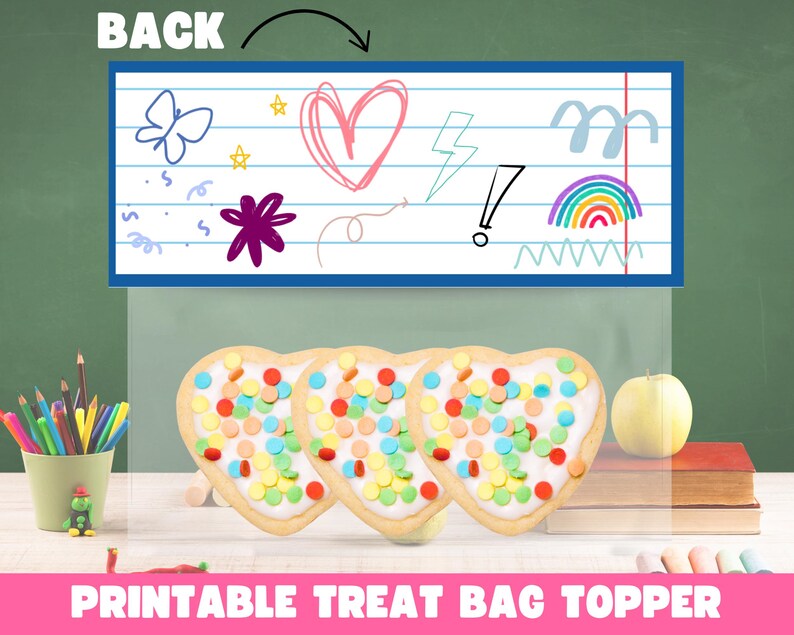 Teacher Treat Bag Topper, Teacher Appreciation Tag, Teacher Thank You ...