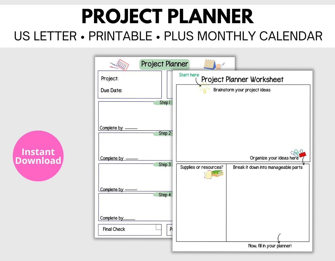Kids Homework Planner, Homework Checklist,homework Plan,student Planner ...