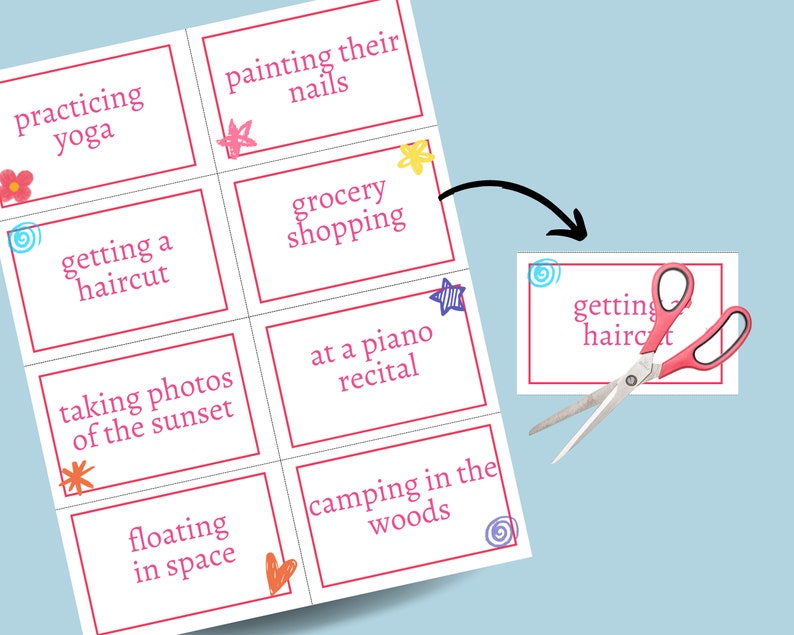 Drawing Prompts for Kids, Drawing Challenge Printable, Creative Drawing ...