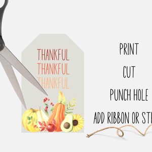 Thanksgiving Gift Tags, Fall Appreciation, Thankful for You Tags ...