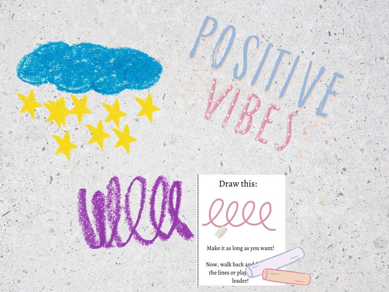 Outdoor Games for Kids, Printable Sidewalk Chalk Activity Cards ...