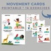 Movement Break Cards, Brain Break Activities, Exercise Cards for Kids ...