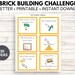 Building Blocks Cards,kids Building Block Ideas,brick Building ...