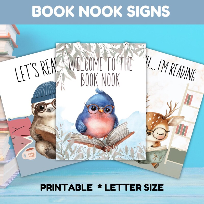 Reading Corner Sign - Etsy