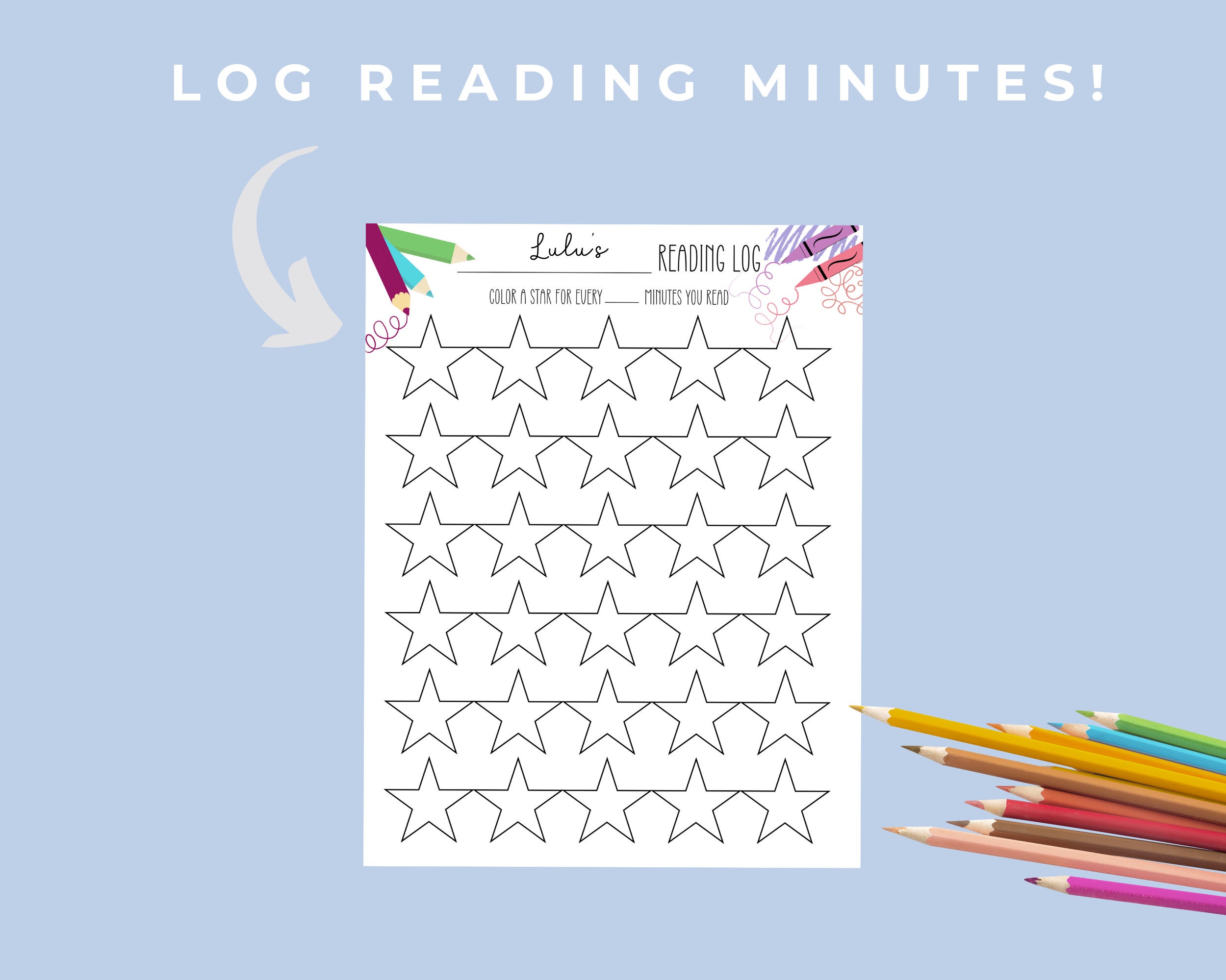 Kids Reading Log Tracker, Printable Book Tracker, Reading Tracker ...