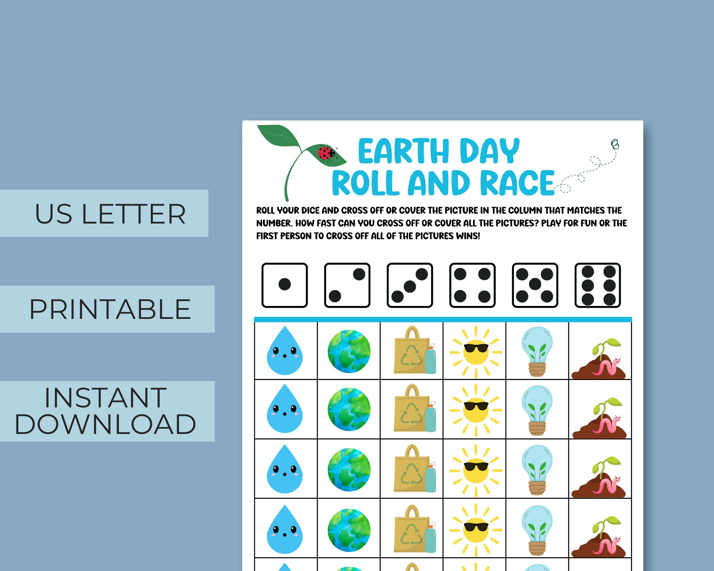 Earth Day Game, Earth Day Preschool, Earth Day Printable, Printable ...