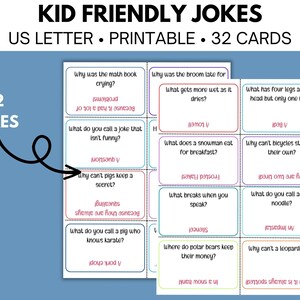 Lunch Notes for Kids Printable Lunchbox Notes Jokes and Fun - Etsy