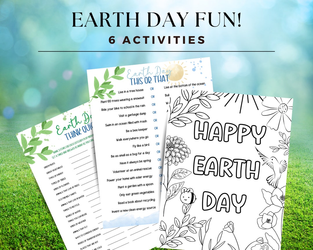 Earth Day Every Day, Earth Day Activities for Kids, Classroom Activity ...