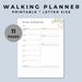 Walking Tracker Printable, Walking Challenge Printable, Monthly Walking ...