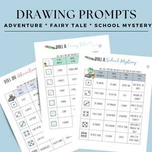 Roll A Story, Creative Writing Game for Kids, Writing Prompts,writing ...