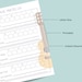 Music Practice Log, Kid's Music Lesson Chart, Piano Practice Tracker ...