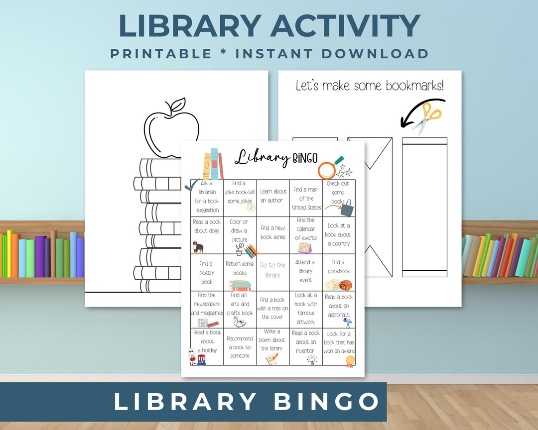 Elementary Library, Library Printables, Library Scavenger Hunt, Library ...
