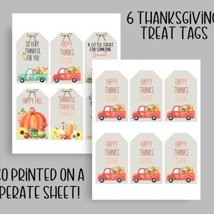 Thanksgiving Gift Tags, Fall Appreciation, Thankful for You Tags ...