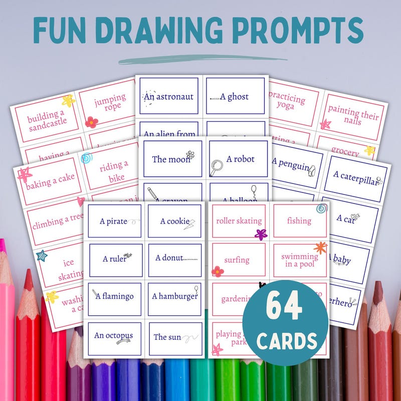Drawing Prompt - Etsy