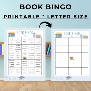 Book Bingo for Kids, Reading Bingo, Reading Challenge, Elementary ...