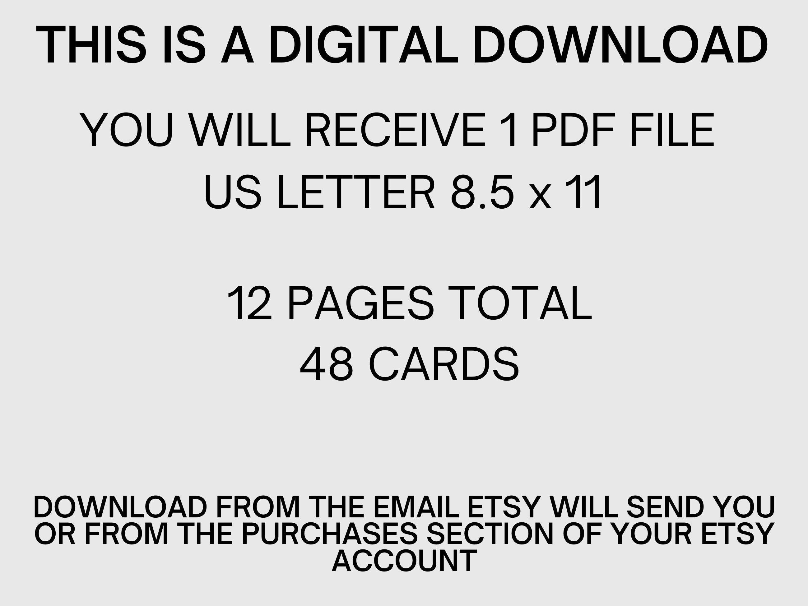 Outdoor Games for Kids, Printable Sidewalk Chalk Activity Cards ...