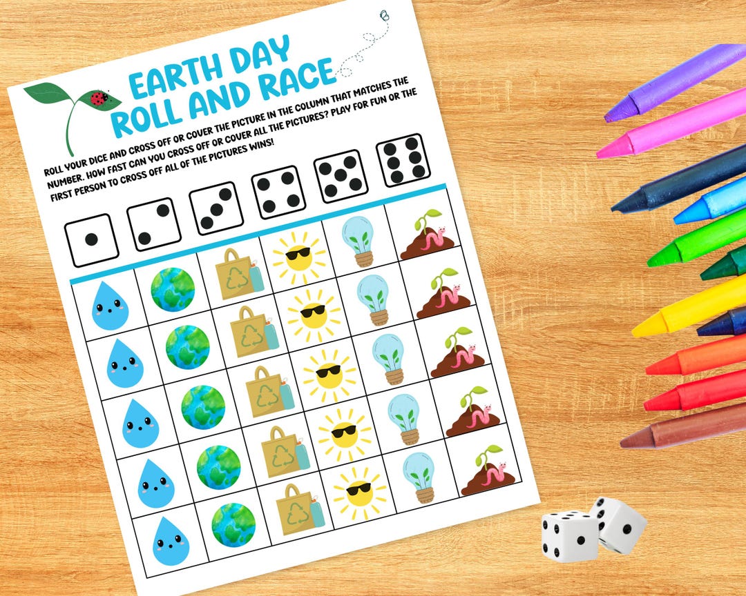 Earth Day Game, Earth Day Preschool, Earth Day Printable, Printable ...