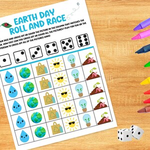 Earth Day Game, Earth Day Preschool, Earth Day Printable, Printable ...