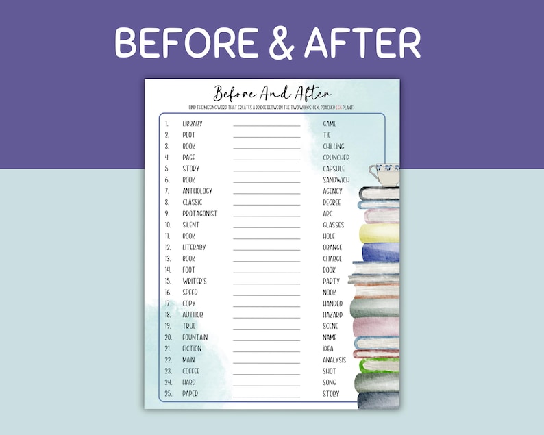 Book Club Ideas and Games, What is Your Book Name, Bookworm Icebreaker ...