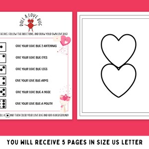 Valentine's Day Games, Roll A Love Bug, Word Scramble (PDF), Classroom ...