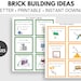 Building Blocks Cards,kids Building Block Ideas,brick Building ...