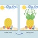 Have A Cool Summer Handprint Art, Pineapple Handprint Craft, Preschool ...
