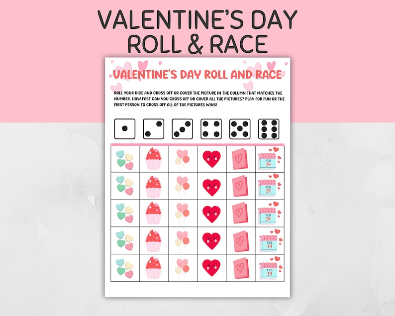 Valentine's Activity, Valentine Party Game, Winter Party Game ...