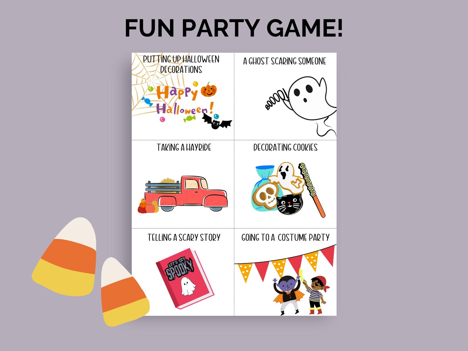 Halloween Charades, Printable Halloween Charades for Kids, Halloween ...