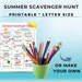 Summer Outdoor Scavenger Hunt, Backyard Scavenger Hunt, Fun Summer ...