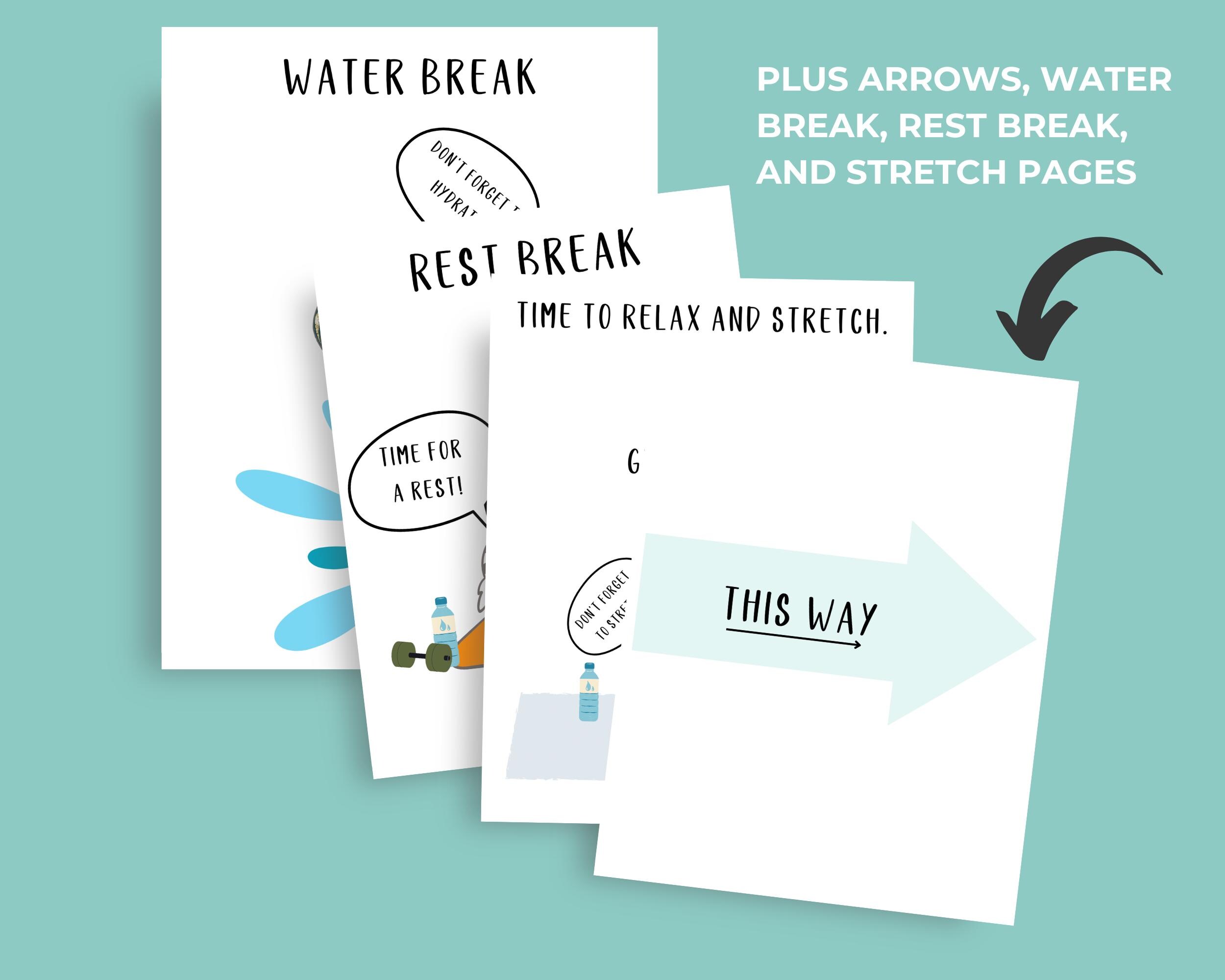 Physical Education Posters, PE Games, Movement Cards, Family Fitness ...