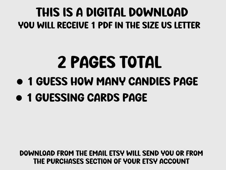 Guess How Many Animal Crackers Printable Signs and Guessing Cards ...