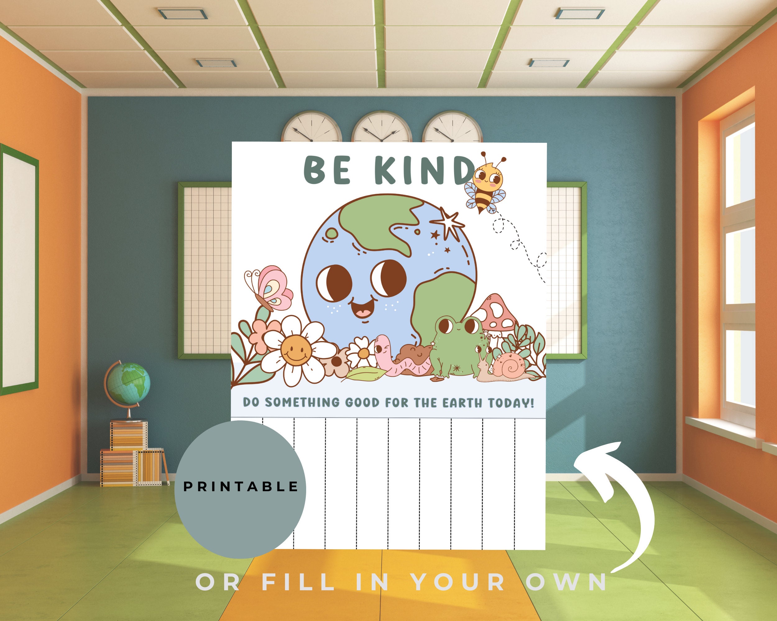 Earth Day Poster, Earth Day Printables, Earth Day Classroom Activity ...