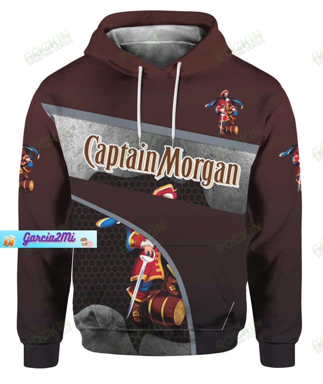 Captain Morgan Hoodie, Captain Morgan Hoodie For Men, Whisky Hoodie ...