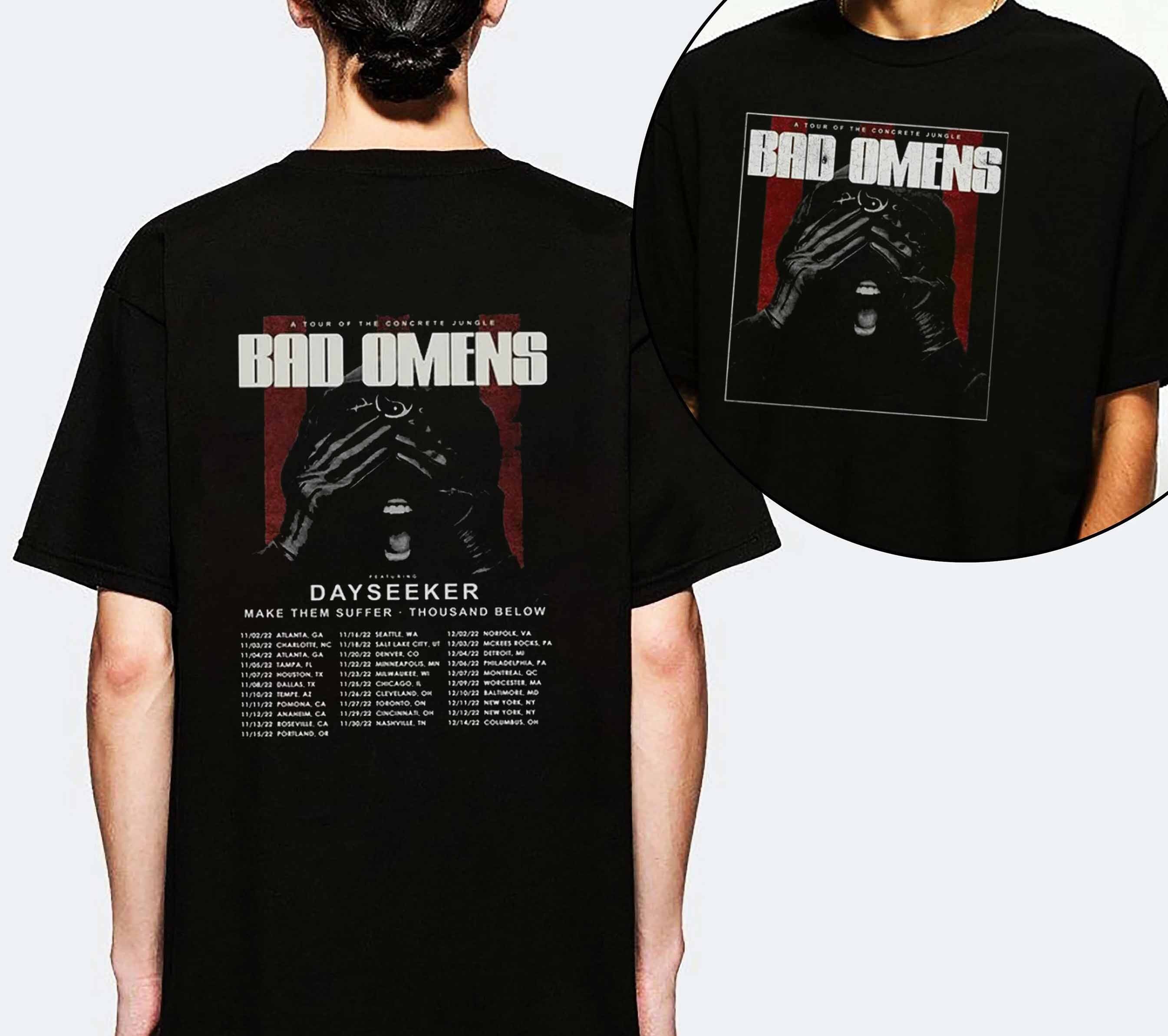 Trendy Bad Omens A Tour Of The Concrete Jungle Tour 2023 Designs 2023 | Shop On Printerval