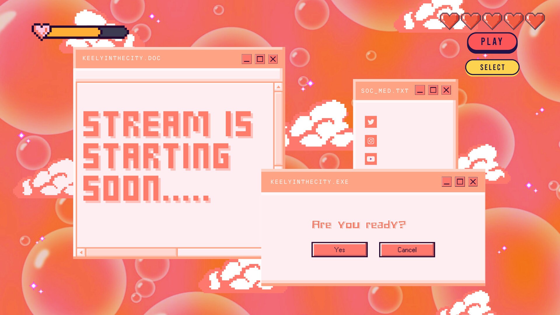 Peach Bubble Tea Stream Overlay L Twitch Bundle L Cute L - Etsy Singapore