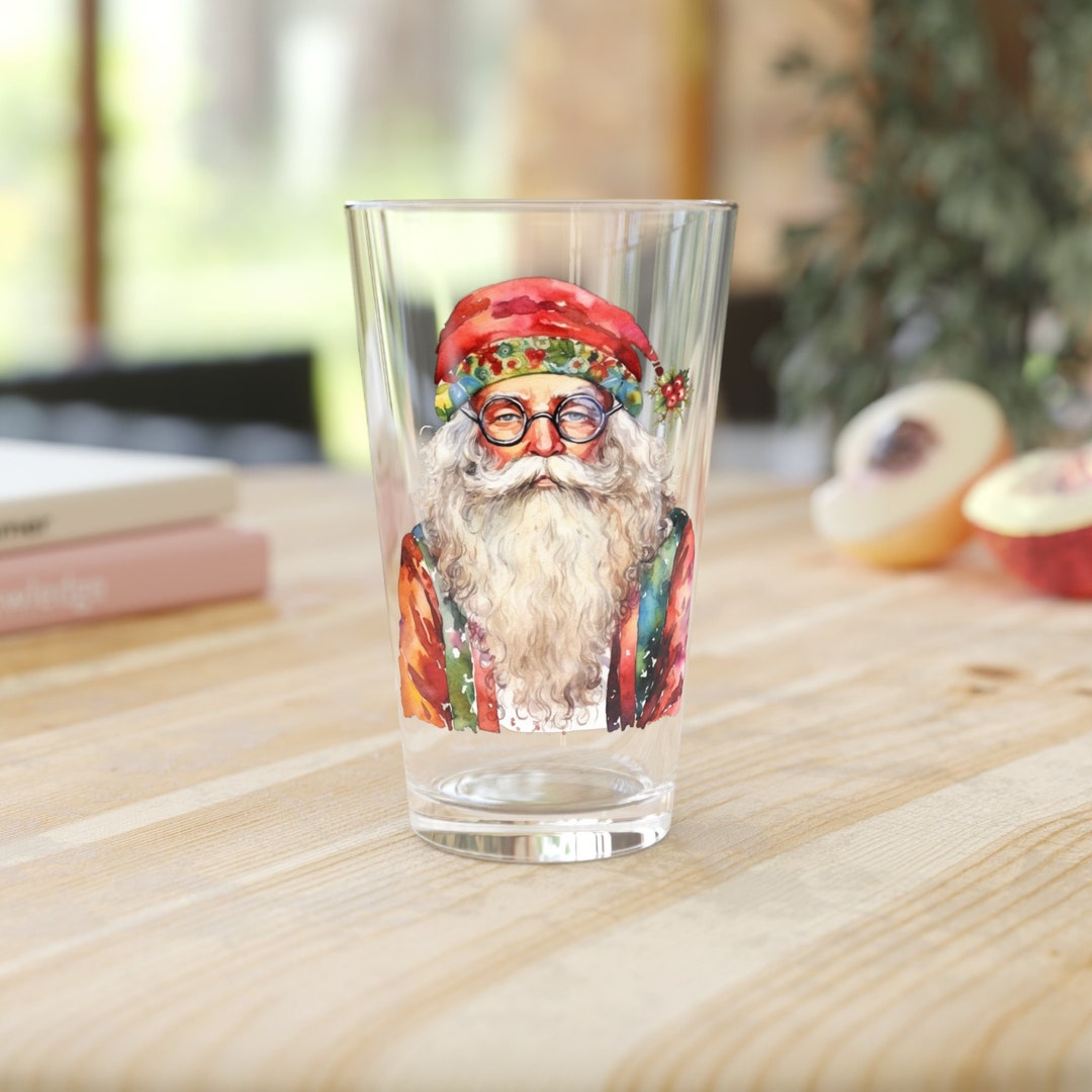 Featuring Watercolor Boho Santa Claus Hippie Boho Christmas - Etsy