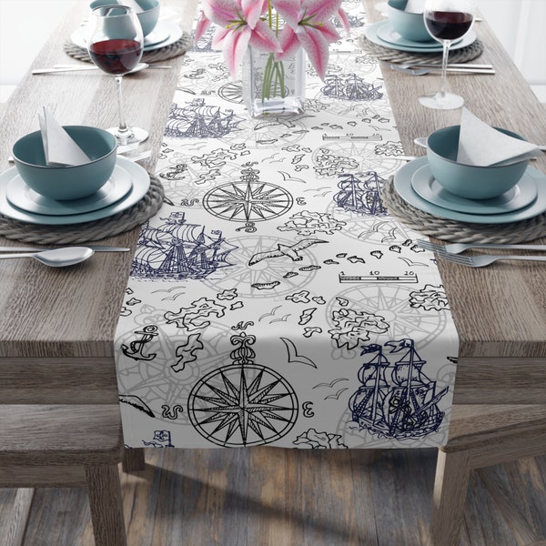 Treasure Map Table Runner - Etsy